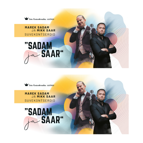 Marek Sadam ja Mikk Saar suvekontserdid "Sadam ja Saar" Tulivees